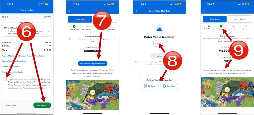 UOR - Mobile Food & Drink Ordering - My Mickey Vacation Travel